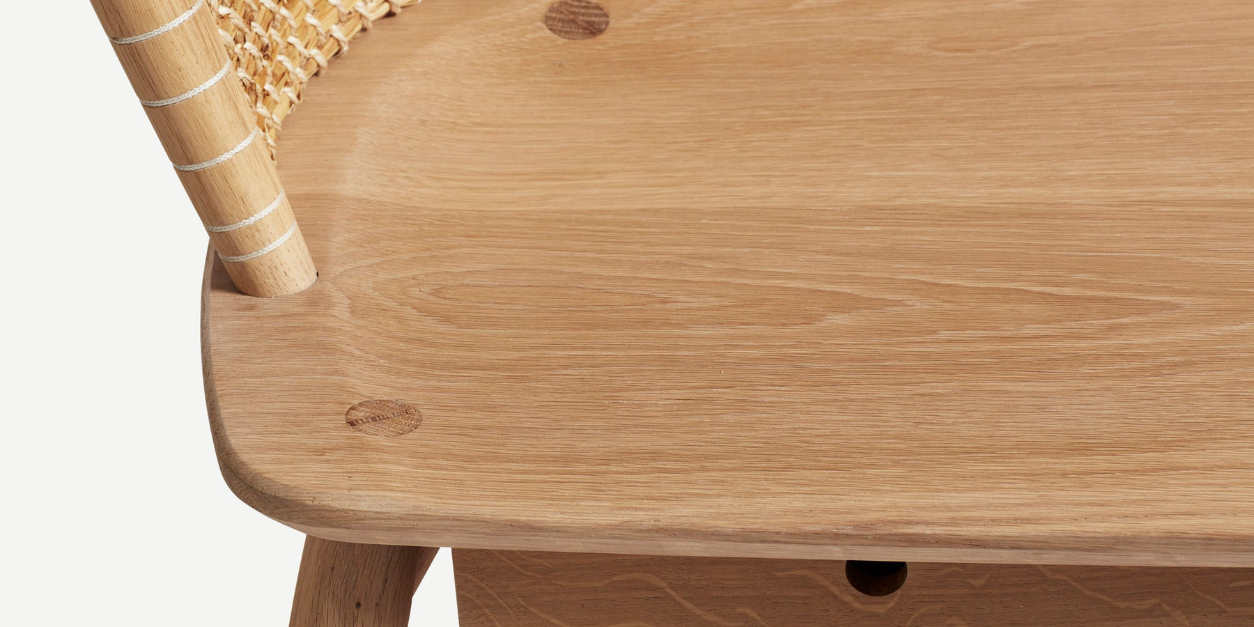 Brodgar Straw Back Bench (WITHOUT DRAWERS) | Gareth Neal | Kevin Gauld ...