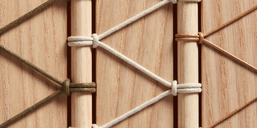 Stitched Sideboard in Ash & Natural Cord | Gareth Neal & Aimee Betts ...