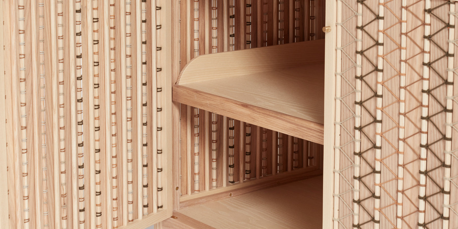 Stitched Sideboard in Ash & Natural Cord | Gareth Neal & Aimee Betts ...