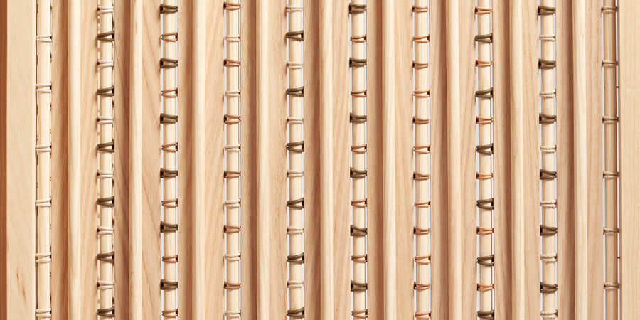 Stitched Sideboard in Ash & Natural Cord | Gareth Neal & Aimee Betts ...