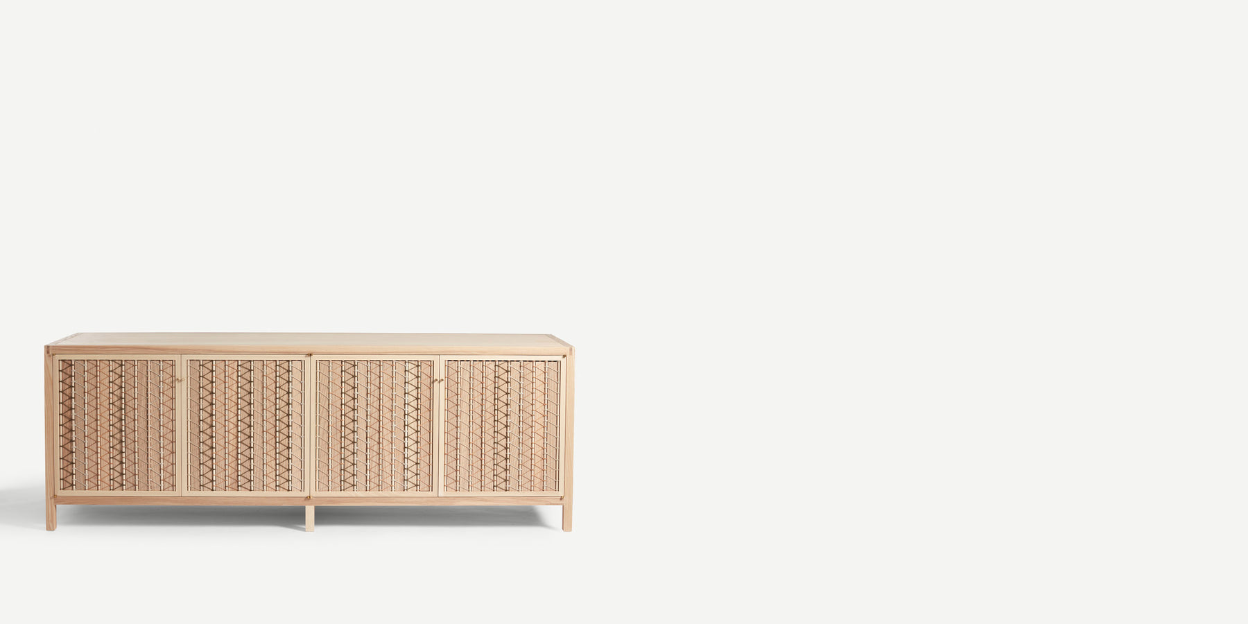 Stitched Sideboard in Ash & Natural Cord | Gareth Neal & Aimee Betts ...