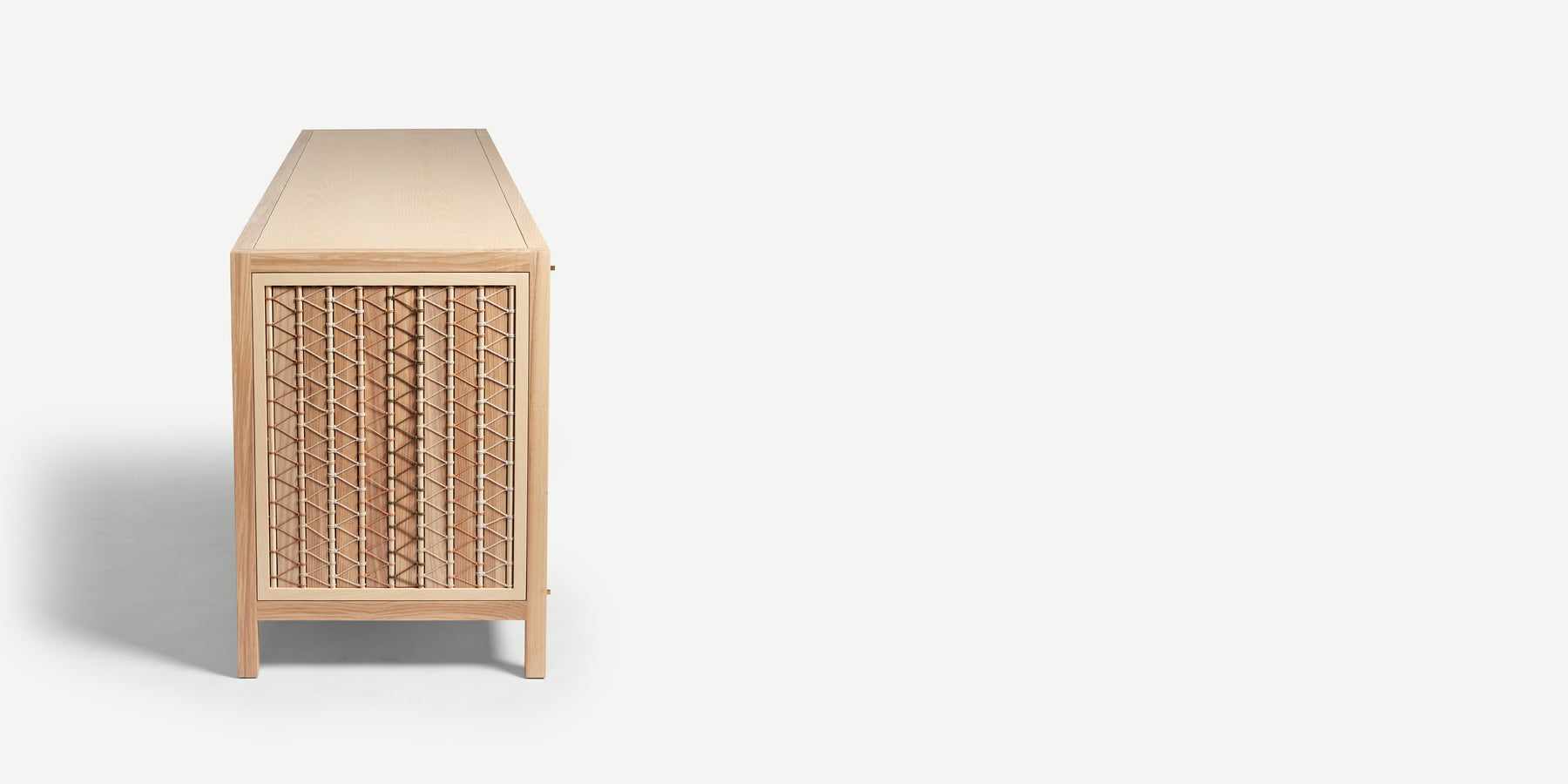 Stitched Sideboard in Ash & Natural Cord | Gareth Neal & Aimee Betts ...